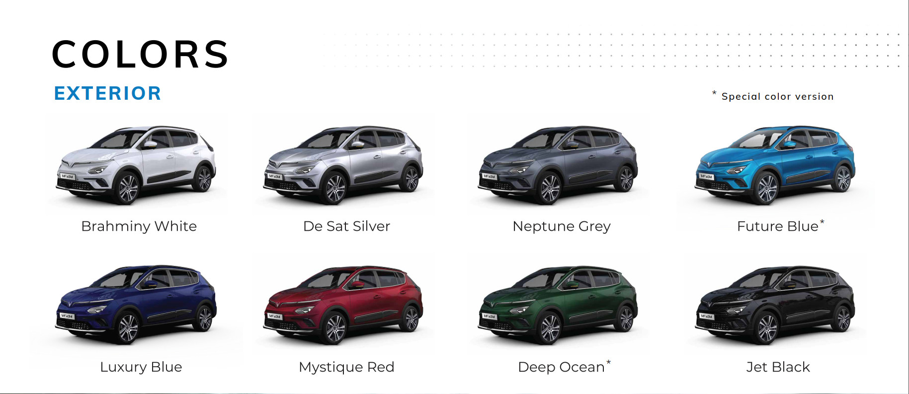 VINFAST VF E34 - Giá bán, chính sách khuyến mại, thông số kỹ thuật